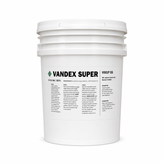 Impermeabilizante protector del concreto por cristalización- Vandex ...
